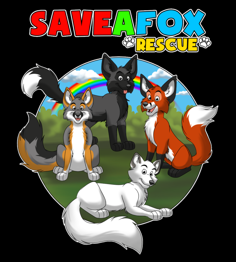 Save A Fox Rescue Shirt Design – Blake Leonard